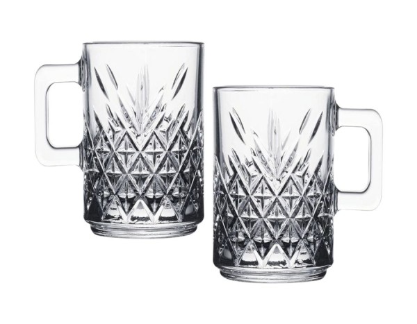 Pasabahce TIMELESS 55472 Henkelbecher 315 ml 2er Set | CiCi HOME
